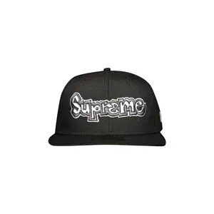 Supreme X New Era Gonz Logo Cap - Black