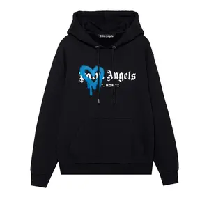 Palm Angels St. Moritz Heart Sprayed Hoodie