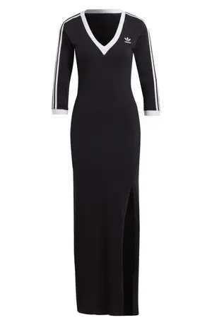 Adidas Originals Adicolor Classics 3-stripes Maxi Dress - Black