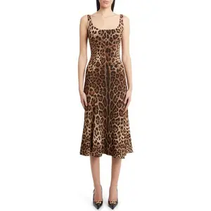 Dolce & Gabbana Leopard/cheetah Print Cocktail Dresses