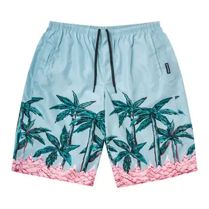 Palm Angels Palms Row Swimshorts - Blue