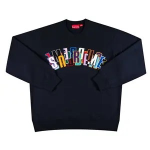 Supreme Stacked Crewneck - Blue