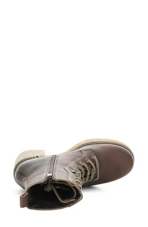 BOS. & CO. Panda Waterproof Lace-up Boots - Brandy Gobi