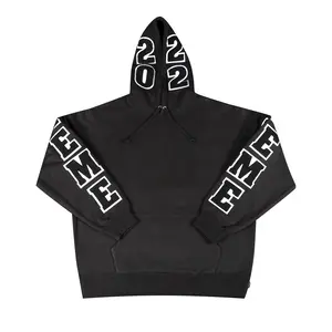 Supreme Team Chenille Hooded Sweatshirt - Black