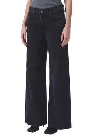 AGOLDE Clara High Waist Wide Leg Jeans