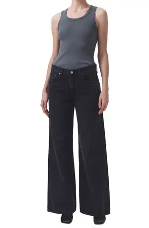 AGOLDE Clara High Waist Wide Leg Jeans