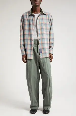 MAISON MARGIELA X Pendleton Classic Plaid Wool Shirt
