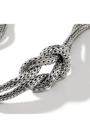 John Hardy Love Knot Necklace - Silver
