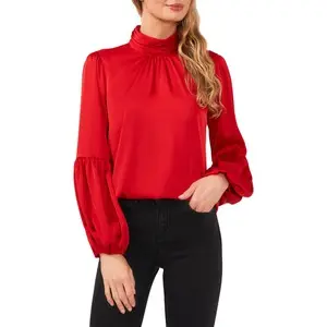 Cece Dupraz Mock Neck Blouses