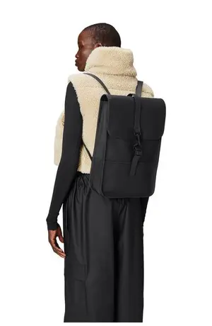 Rains Mini Waterproof Backpack - Black