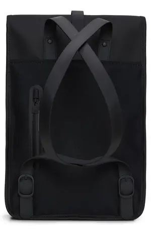Rains Mini Waterproof Backpack - Black