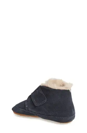 Old Soles Shloofy Faux Shearling Boot - Navy Suede