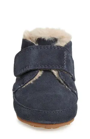 Old Soles Shloofy Faux Shearling Boot - Navy Suede