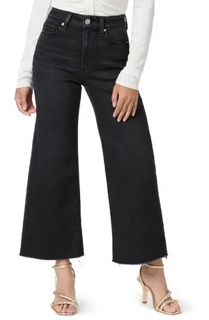 Women's High-Rise Wide-Leg Cropped Jeans