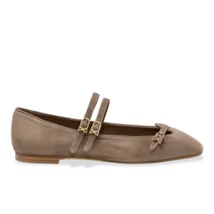 Sarah Flint Mary Gail Mary Jane Flat - Brown