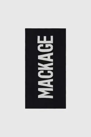 Mackage Juno-z 2-in-1 Merino Blend Logo Scarf