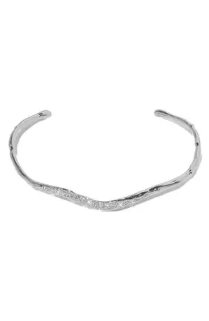 Alexis Bittar Solanales Skinny Crystal Pavé Collar Necklace - Crystals