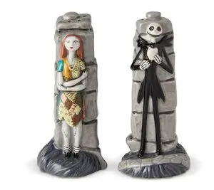 ENESCO Nightmare Before Christmas Jack & Sally Alt Pepper Set - One-color