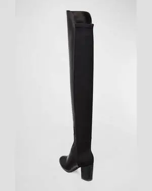 STUART WEITZMAN 5050 Yuliana Leather Over-the-knee Boots