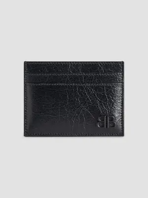 Balenciaga Monaco Card Holder - Black