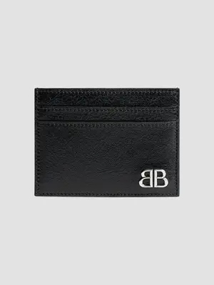 Balenciaga Monaco Card Holder - Black
