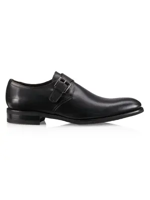 To Boot New York Esteban Leather Monk-strap Oxfords - Nero