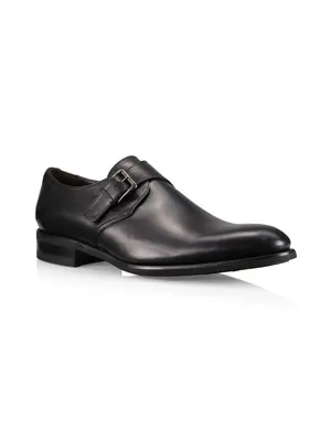 To Boot New York Esteban Leather Monk-strap Oxfords