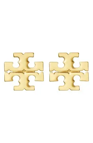 Tory Burch Icon Stud Earrings - Tory Gold