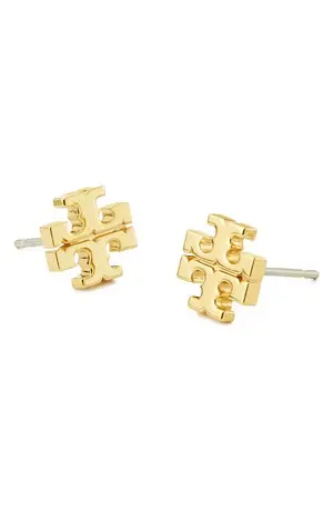Tory Burch Icon Stud Earrings - Tory Gold