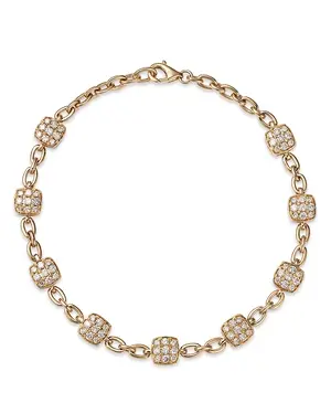 Bloomingdale'S Diamond Pave Link Bracelet 1.0 Tcw - Gold