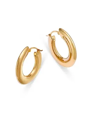 Bloomingdale'S 14k Yellow Hoop Earrings - Gold