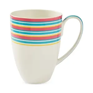 SPODE Calypso 17 Oz. Mugs, Set Of 4 - Multi Stripe