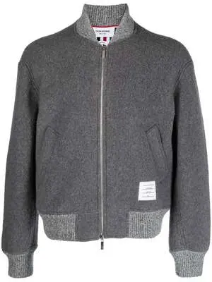 Thom Browne Fleece-wool Bomber Jacket