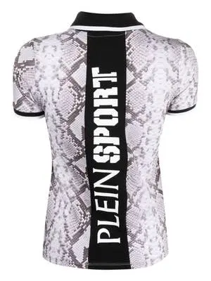 PLEIN SPORT Snake-print Top