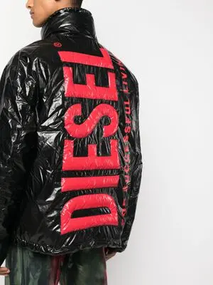 DIESEL® W-jupit Logo-patch Padded Jacket