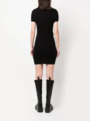 MAISON MARGIELA Cut-out Ribbed Minidress