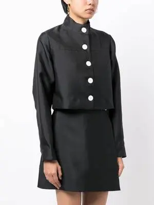 LEE MATHEWS Penny Cropped Shirt Jacket