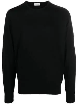 John Smedley Farhill Virgin Wool Jumper Black