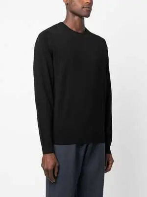 John Smedley Farhill Virgin Wool Jumper - Black