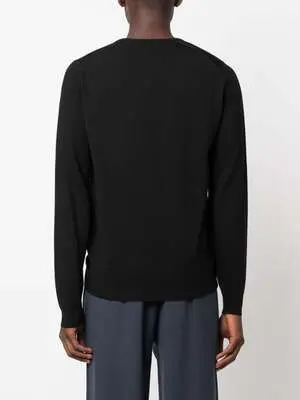 John Smedley Farhill Virgin Wool Jumper - Black