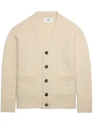Ami Paris Alpaca Cardigans For Men