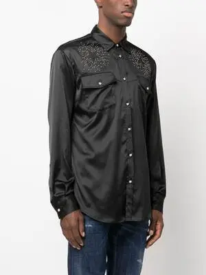 Dsquared2 Micro-stud Embellished Shirt