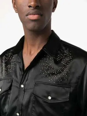 Dsquared2 Micro-stud Embellished Shirt