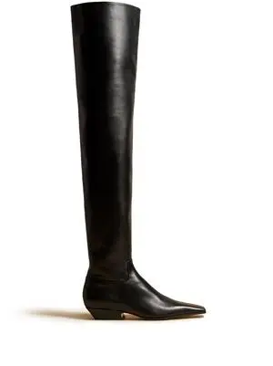 Khaite The Marfa Over-the-knee Leather Boots
