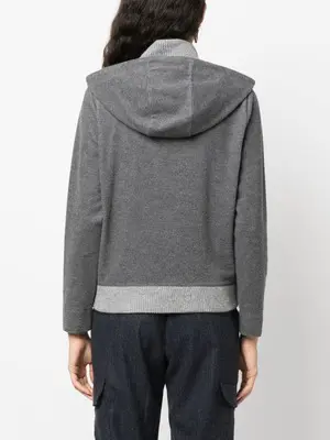 Peserico Mélange-effect Hooded Jacket