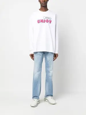 Dsquared2 Enjoy-print Long-sleeve T-shirt
