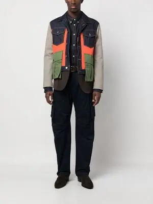 Dsquared2 Logo Plaque Denim Shirt
