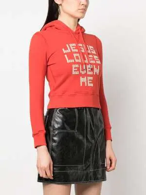 Dsquared2 Slogan-print Drawstring Hoodie
