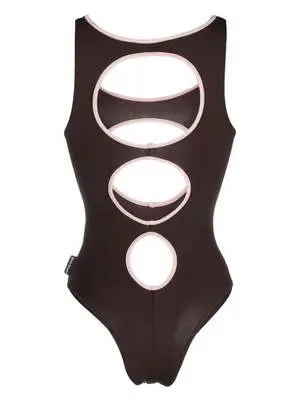 Palm Angels Cut-out One Piece Swimsuit