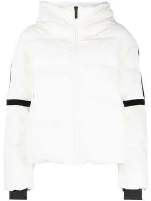 Fusalp Barsy Hooded Quilted Ski Jacket - White